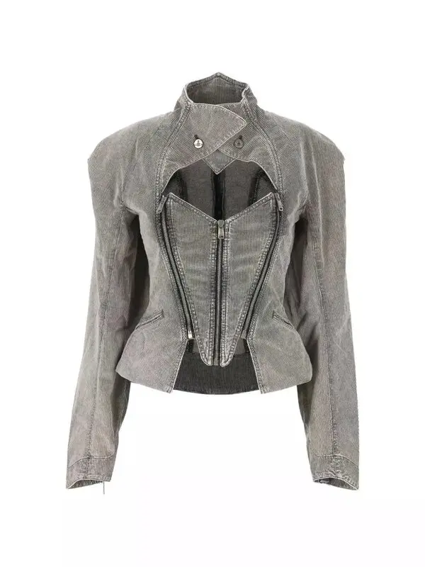 VIVIENNE WESTWOOD Beetle Denim Jacket - Grey