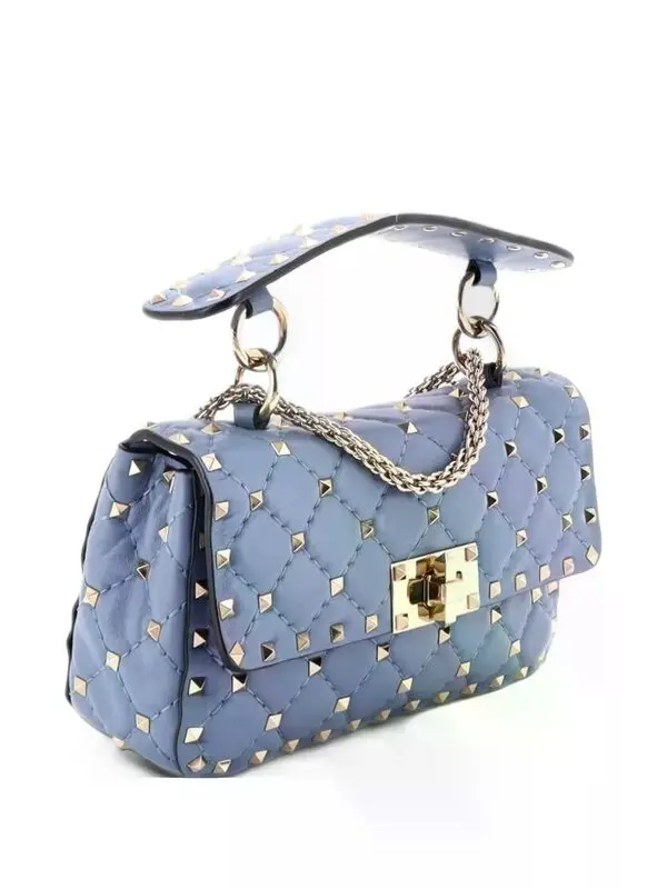 Valentino Garavani Rockstud Spike Flap Bag Quilted Leather Small Crossbody Bag