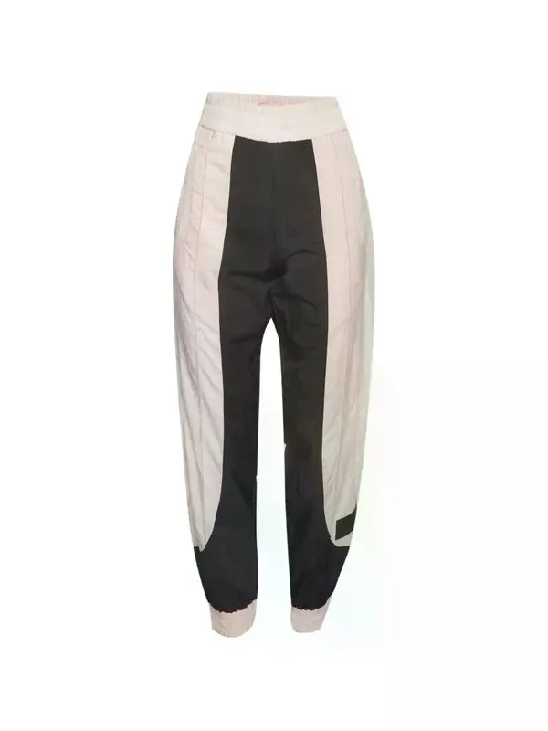 Palm Angels Colourblock Crinkled Track Pants - Neutrals