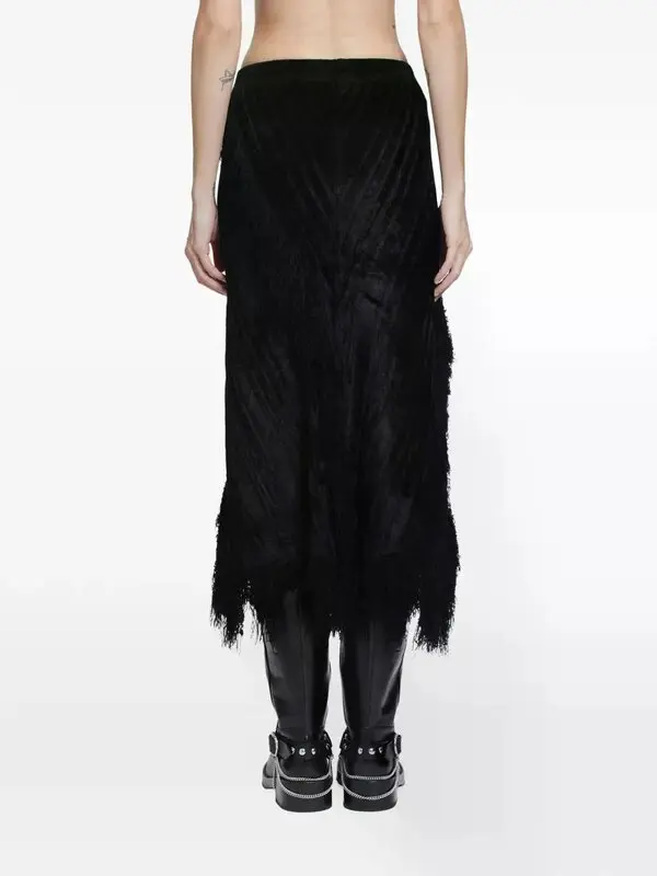 YA YI Giselle Fringe Skirt