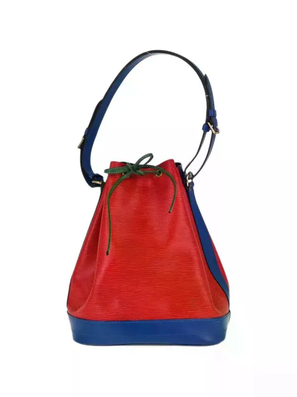 LOUIS VUITTON Noé Leather Bucket Bag - Red