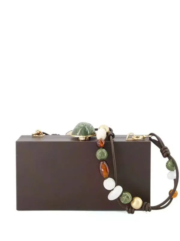 Cult Gaia The Backgammon Clutch - Brown