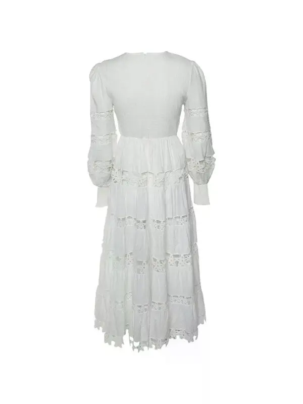 Zimmermann Primrose Daisy Smocked Maxi Dress