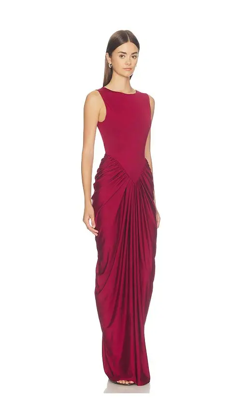 NIA Moors Dress In Wine