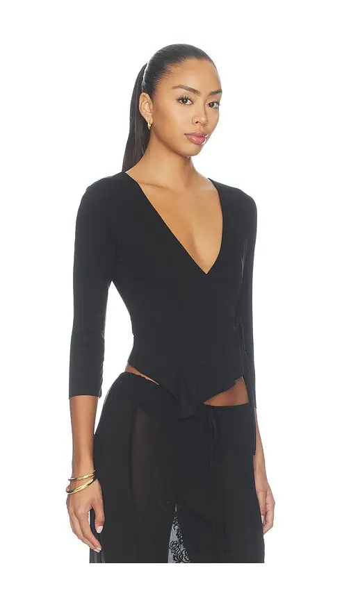 With Jéan Nelly Top - Black