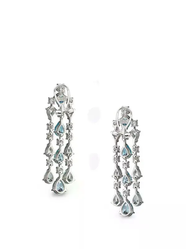 ANABELA CHAN Valley Orchid Cascade Sapphire Earrings