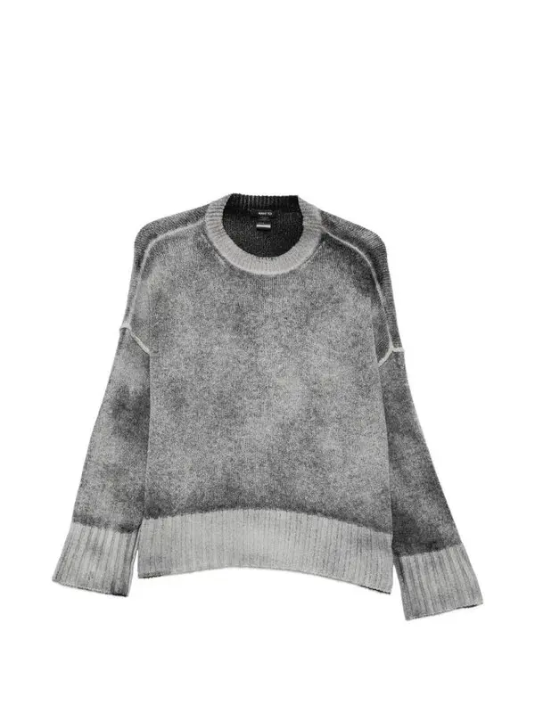 Avant Toi Gradient-effect Bouclé Sweater - Grey