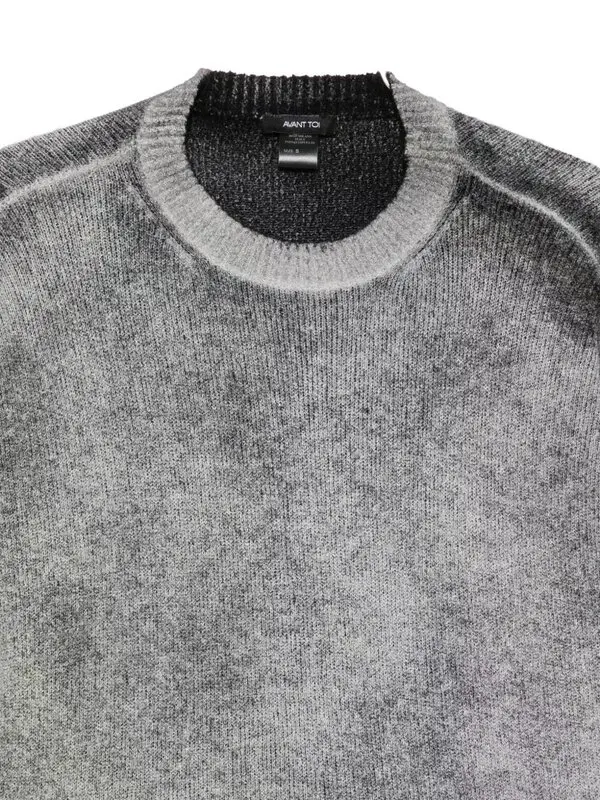Avant Toi Gradient-effect Bouclé Sweater