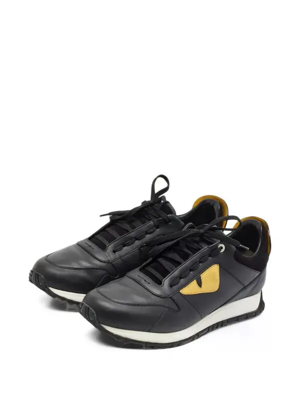 Fendi Monster Eyes Lace-up Sneakers