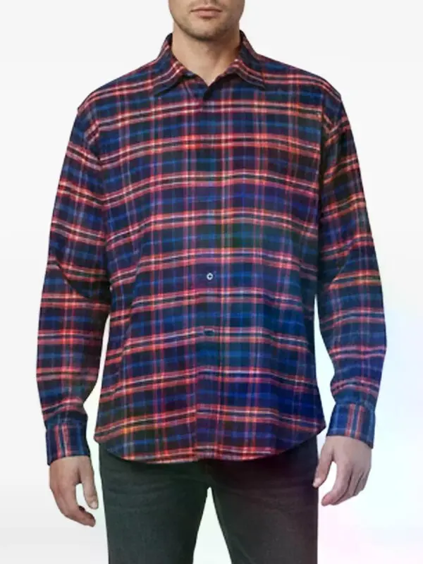 Balenciaga Cotton Long-sleeve Shirt - Blue