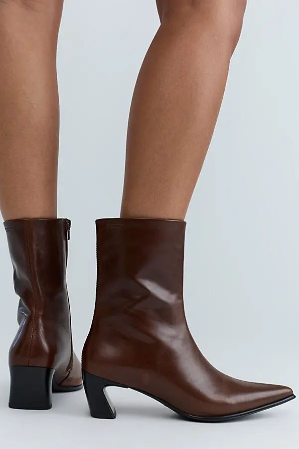 VAGABOND SHOEMAKERS Ilona Heeled Boots - Chestnut