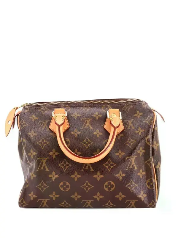 LOUIS VUITTON Speedy Handbag Monogram Canvas 25 Satchel
