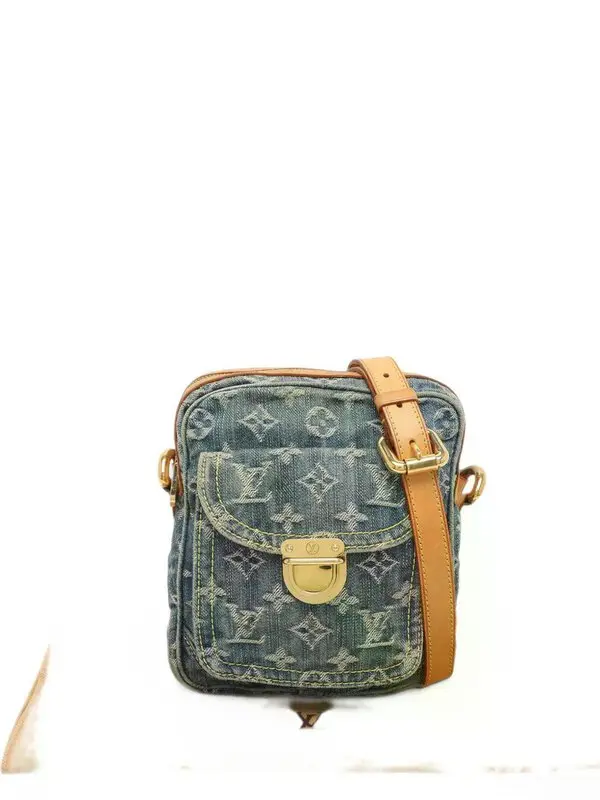 LOUIS VUITTON Monogram Camera Crossbody Bag - Blue