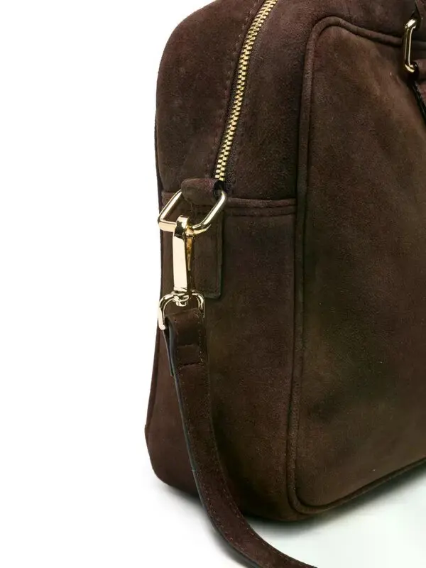 TELA Tamigi Suede Logo-detail Tote Bag