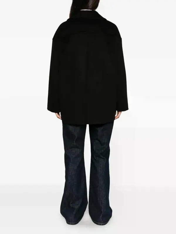 Alberto Biani Double-breasted Virgin Wool Jacket