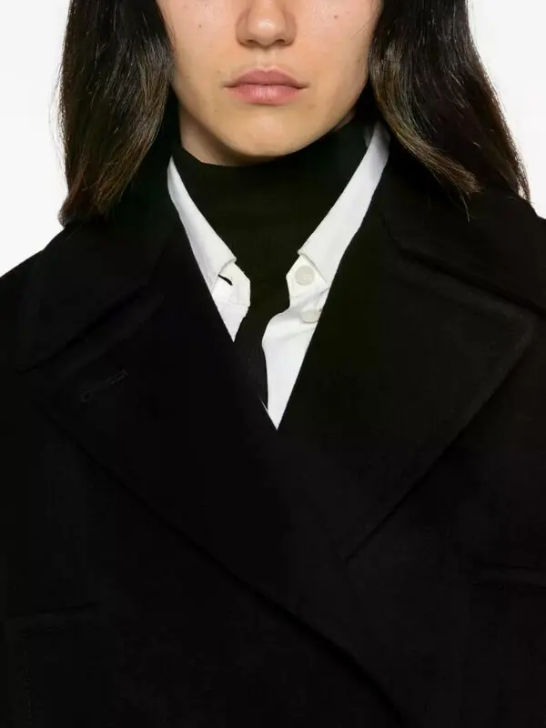 Alberto Biani Double-breasted Virgin Wool Jacket