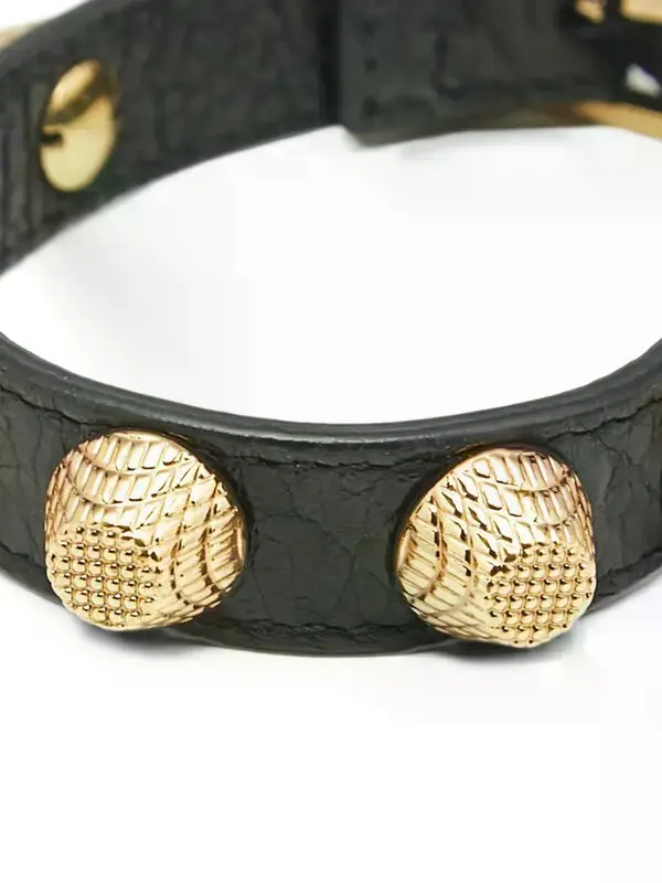 Balenciaga Arena Leather Studded Bracelet