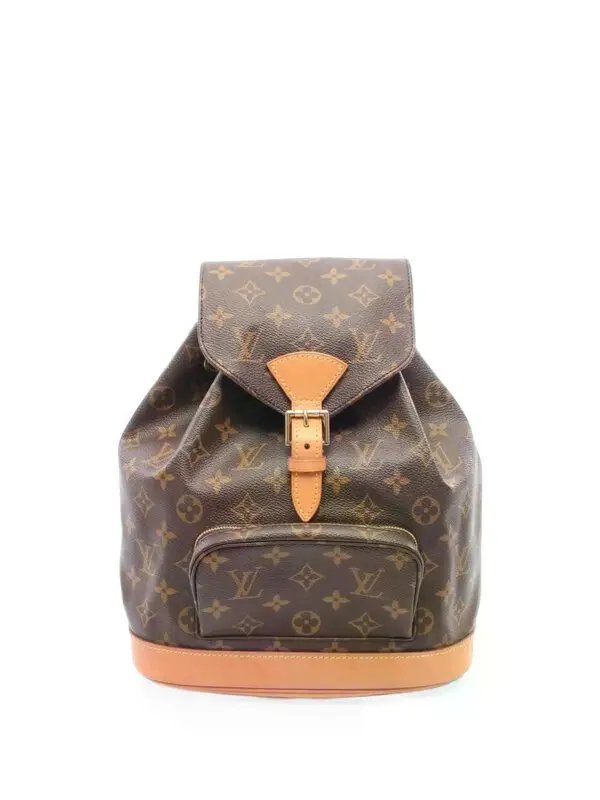 LOUIS VUITTON 1998 Monogram Montsouris Mm Backpack - Brown