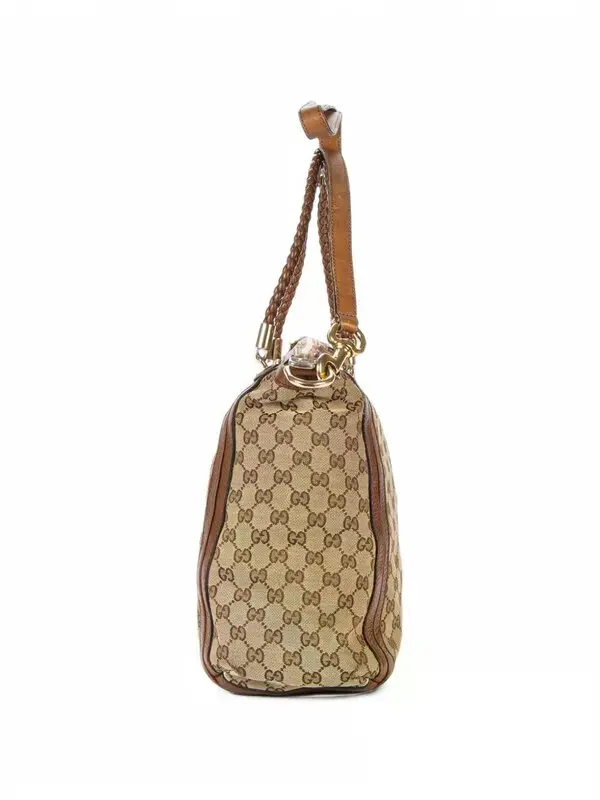 Gucci Bella Gg Canvas Tote Bag