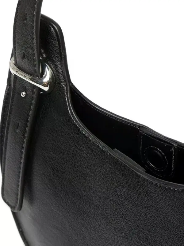 Calvin Klein Logo-embossed Crescent Shoulder Bag
