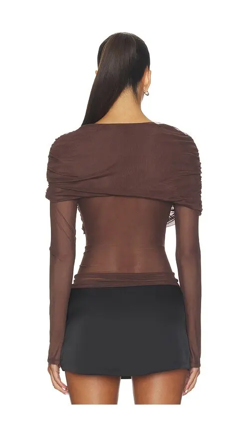 NIA Everleigh Top In Chocolate