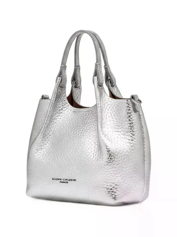 GIANNI CHIARINI Dua Metallic-finish Tote Bag