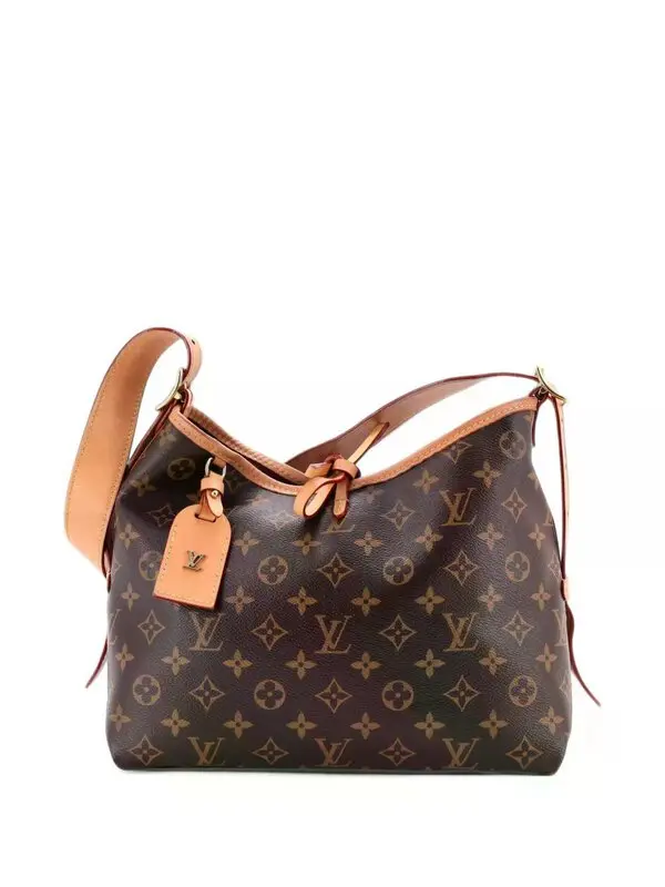 LOUIS VUITTON Carryall Monogram Canvas Pm Hobo Bag
