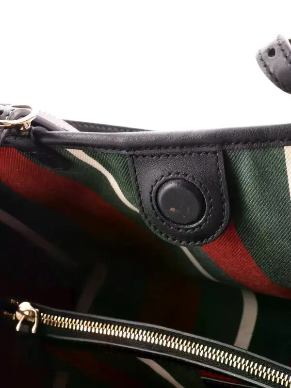 Gucci Emblem Gg Coated Canvas Small Tote Bag