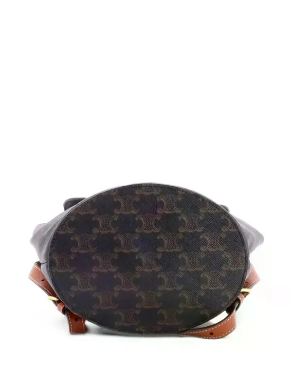 Celine Bonnie Triomphe Coated Canvas Mini Backpack