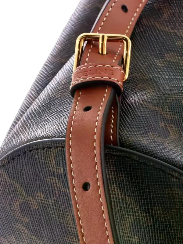 Celine Bonnie Triomphe Coated Canvas Mini Backpack