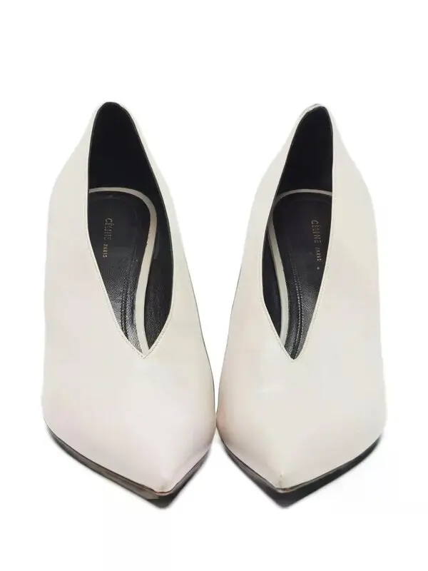 Celine V-cut Pointed-toe Pumps