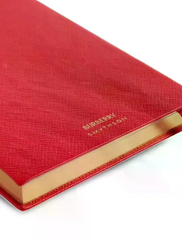 Smythson X Burberry Soho Notebook In Panama