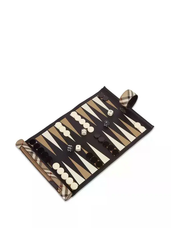 Smythson X Burberry Backgammon Roll In Panama