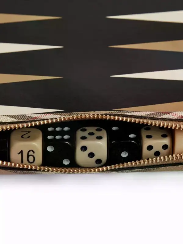 Smythson X Burberry Backgammon Roll In Panama