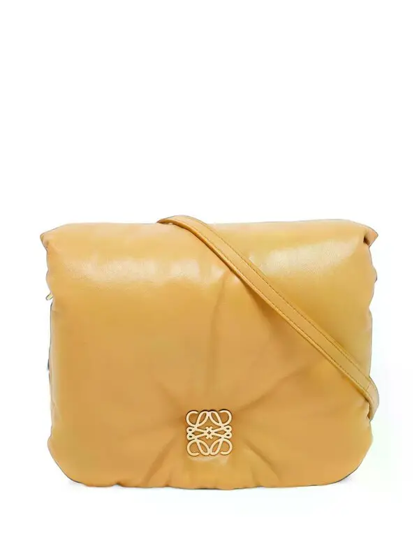 Loewe 2023 Goya Puffer Shoulder Bag - Brown