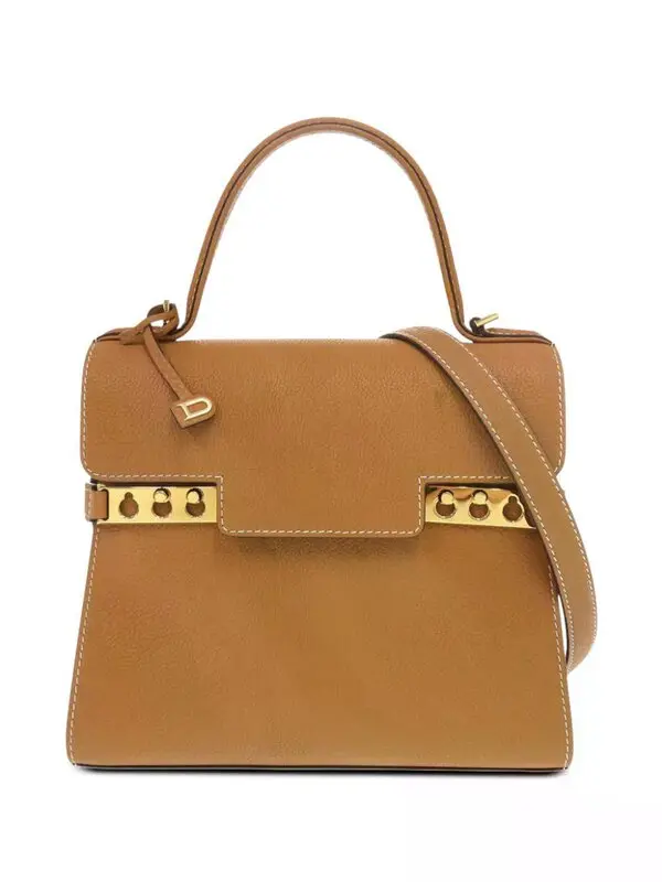 Delvaux 2000-2015 Leather Tempate Pm Satchel - Brown