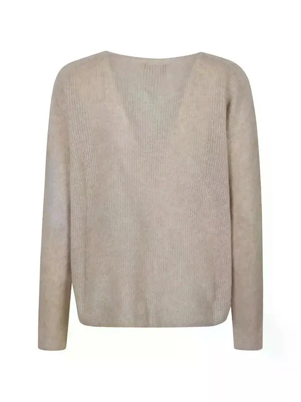 WELLNESS CASHMERE V-neck Knitted Sweater