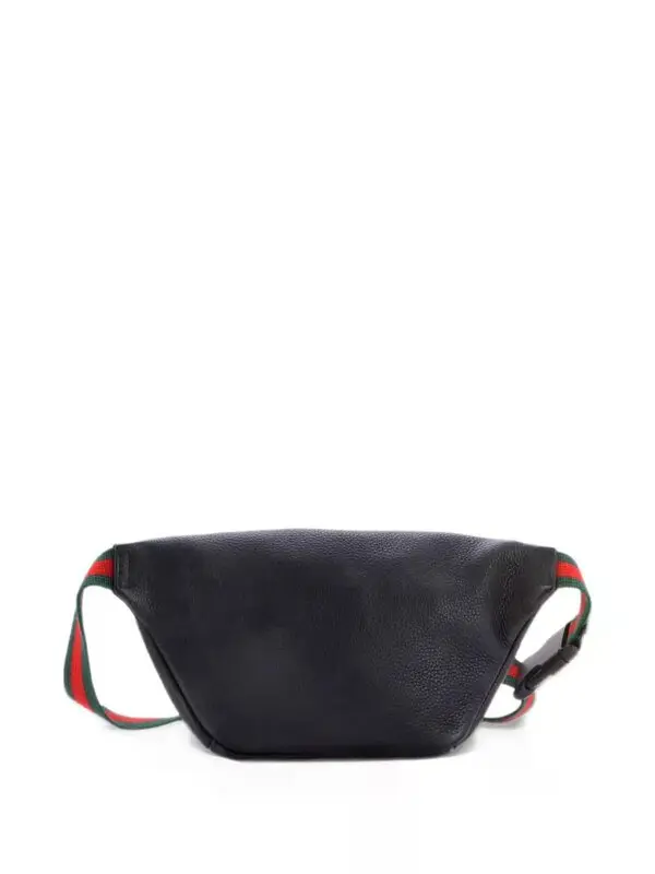 Gucci Logo Printed Leather Small Belt Bag