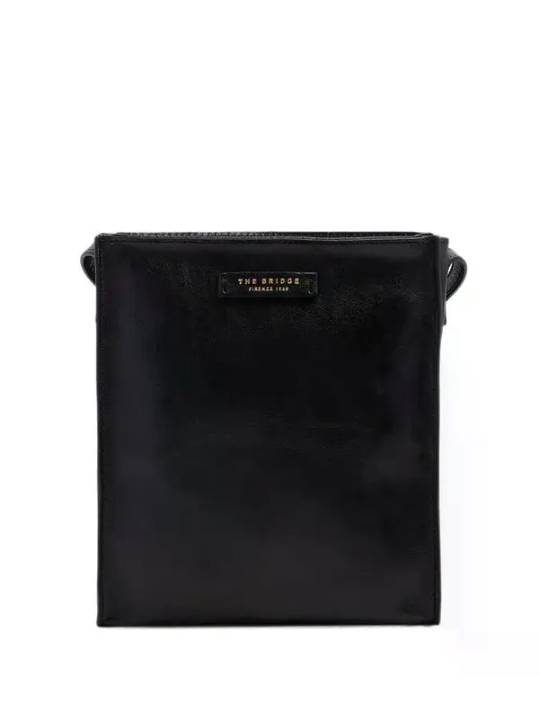THE BRIDGE Small Leather Cross Body Bag - Black