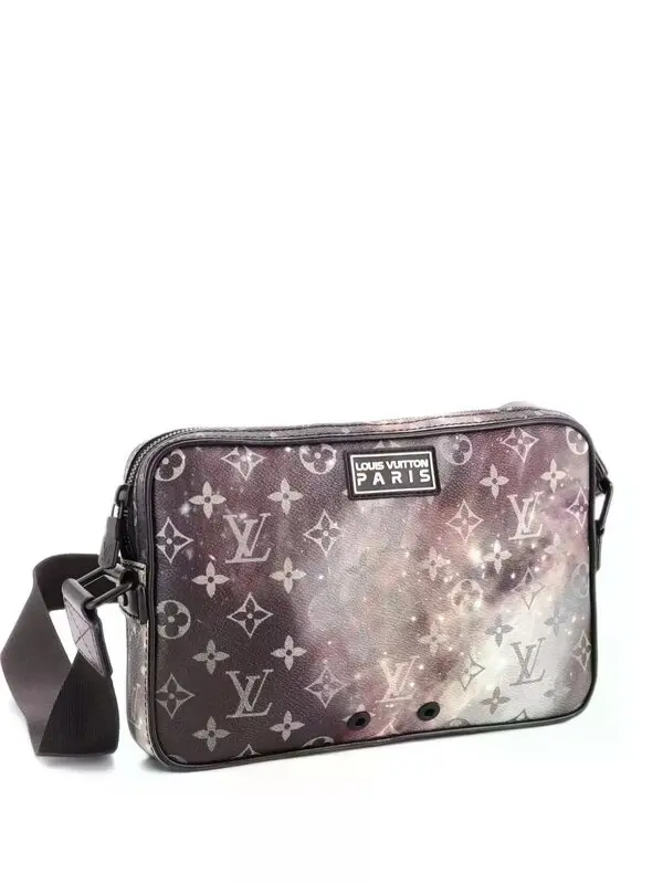 LOUIS VUITTON Alpha Messenger Bag Limited Edition Monogram Galaxy Canvas Crossbody Bag - Black