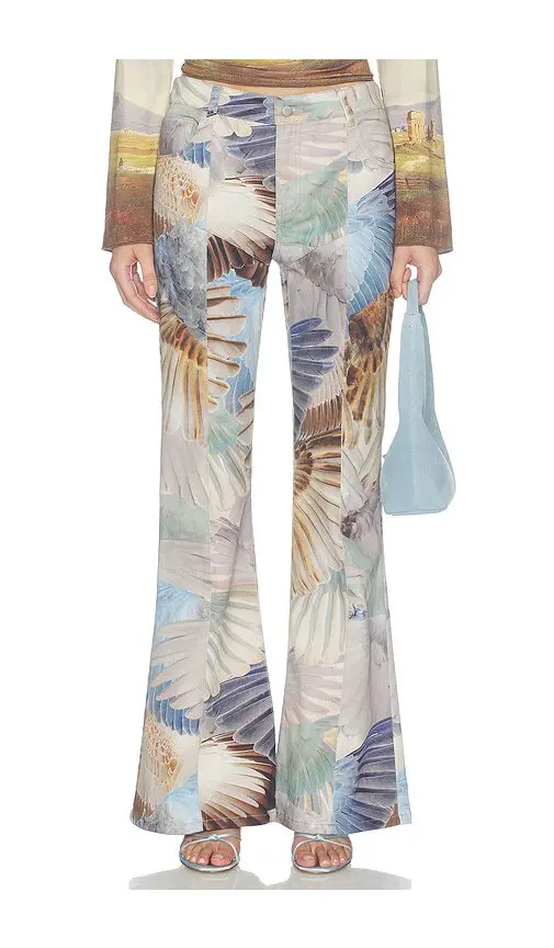 TYLER MCGILLIVARY Thea Jeans In Multi - Wing