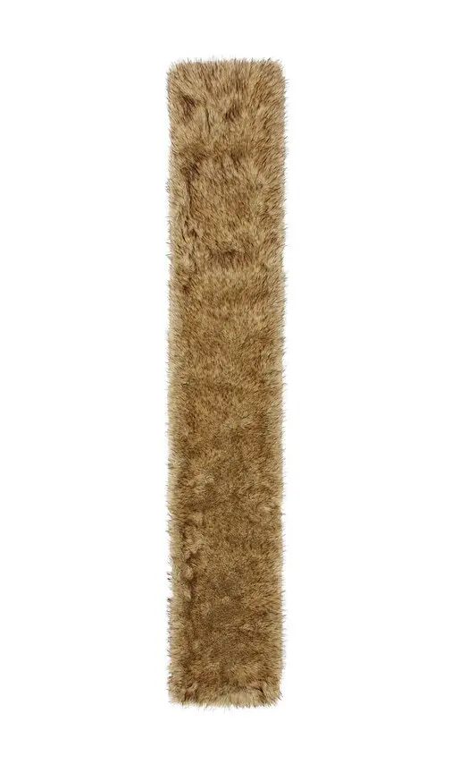 Retrofete Duchess Faux Fur Stole In Brown