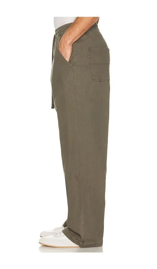 DUVIN DESIGN Elastic Antiworkwear Pant In Green