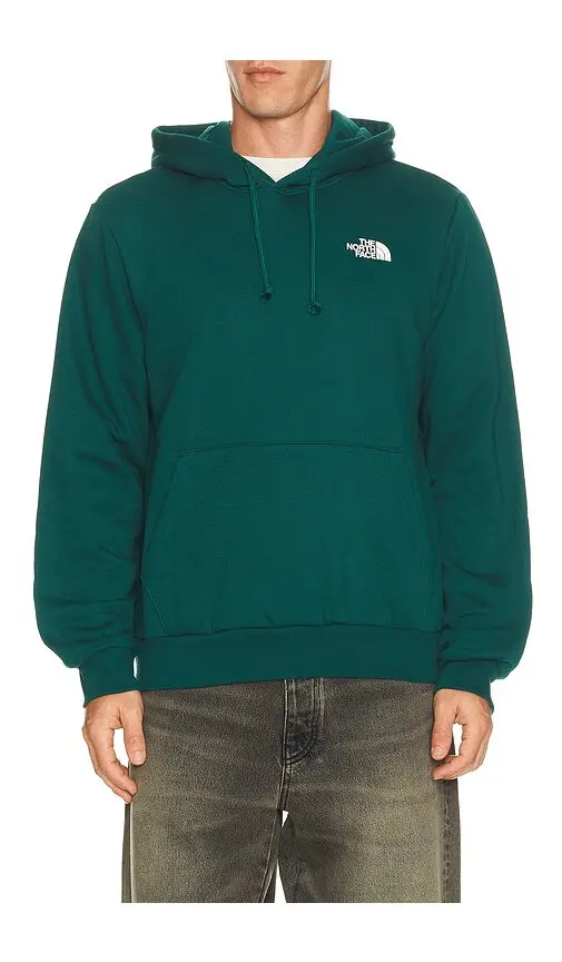 The North Face Evolution Box Nse Regular Hoodie In Green