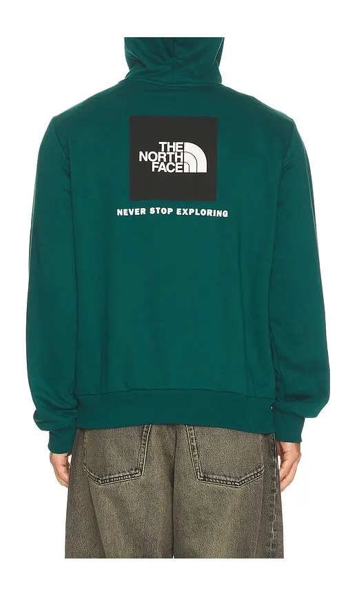 The North Face Evolution Box Nse Regular Hoodie In Green