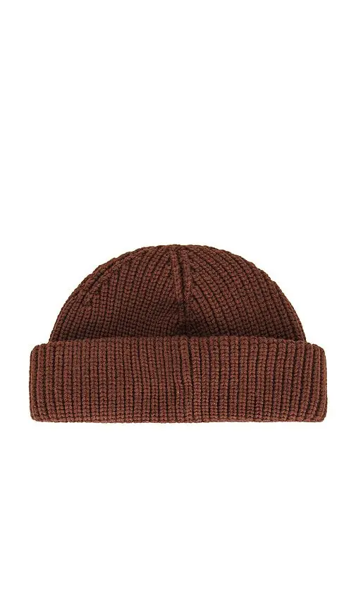 Barbour Mosely Beanie Hat In Brown