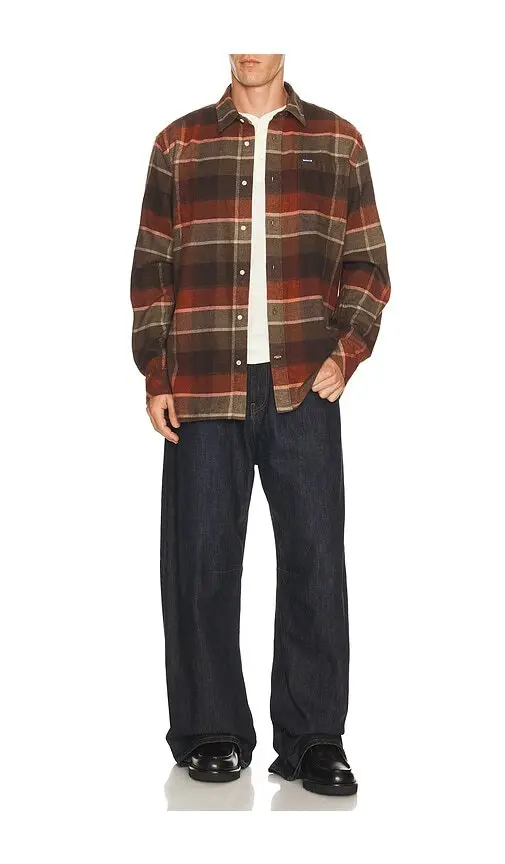 Barbour Copswell Relaxed Checked Shirt In Brown