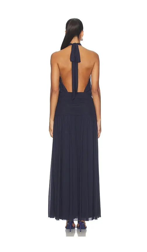 NIA Rose Dress In Navy
