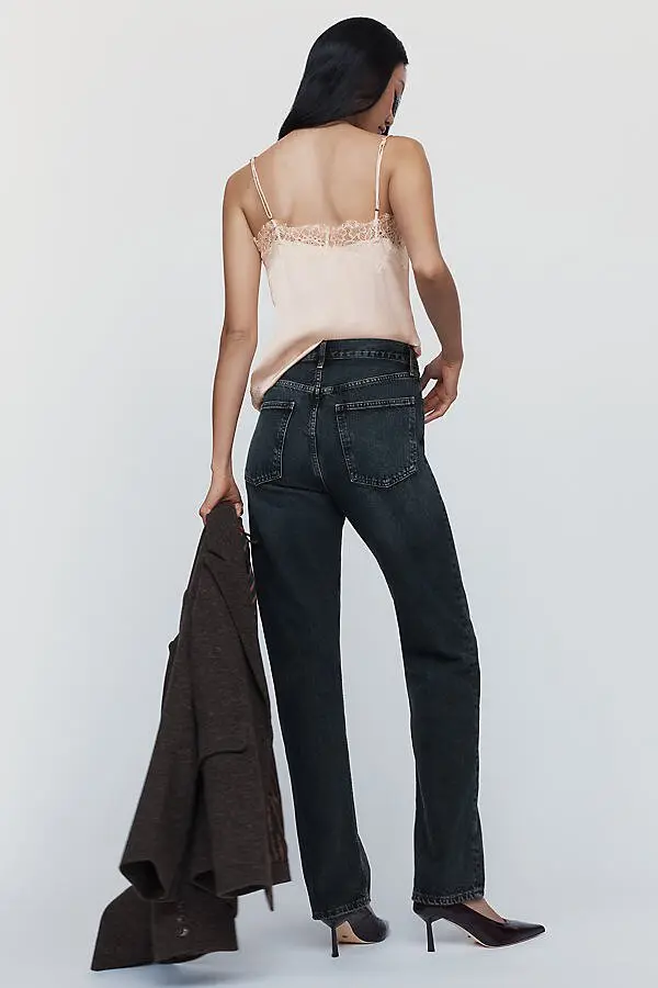 AGOLDE 90's Pch Waist High Rise Straight Leg Jeans