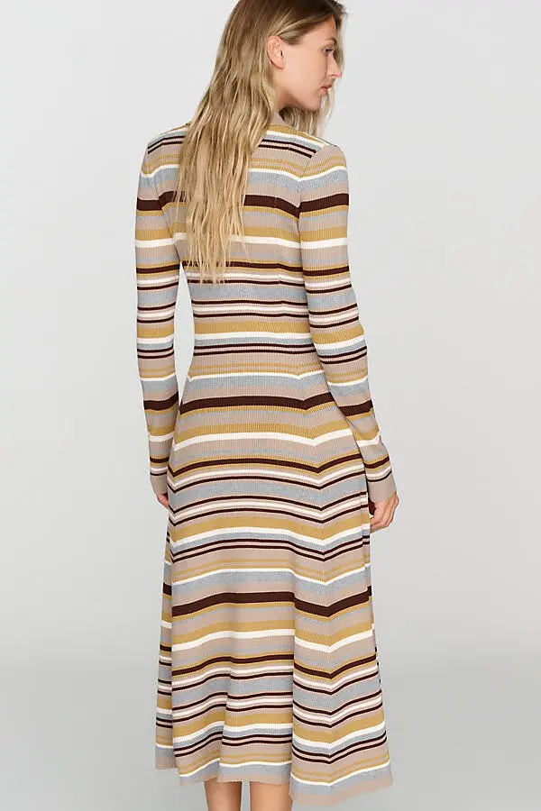 RAISONNEL Ribbed Midi Dress